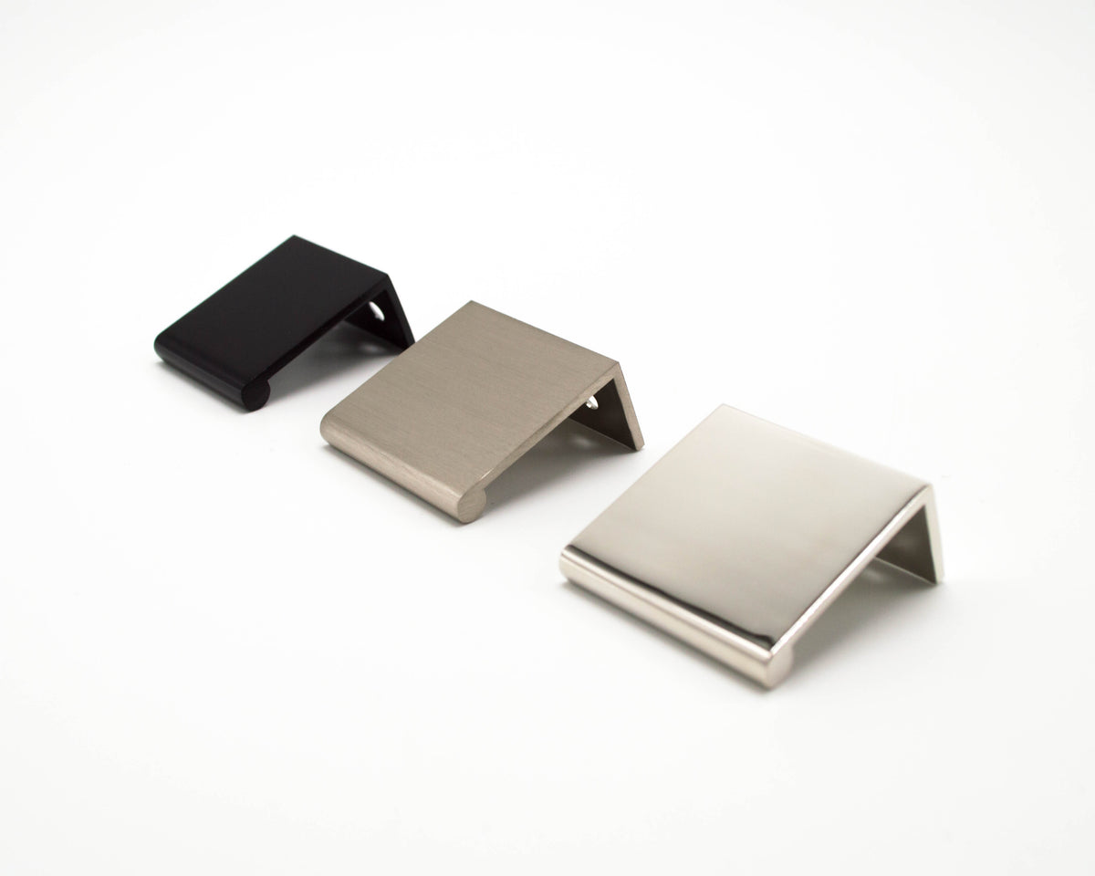 Edge - Solid Metal Tab Pull | Concept Hardware